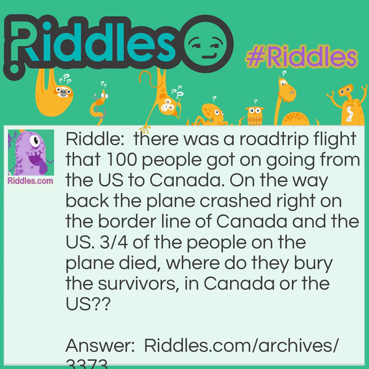 Plane Crash - Riddles.com