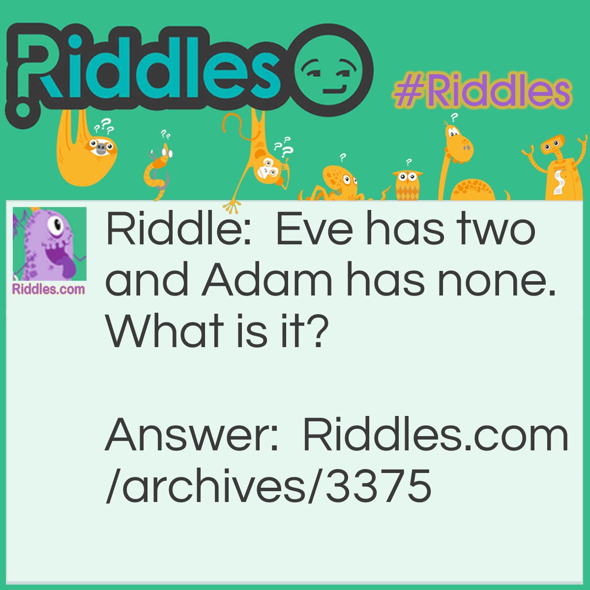 Adam And Eve - Riddles.com