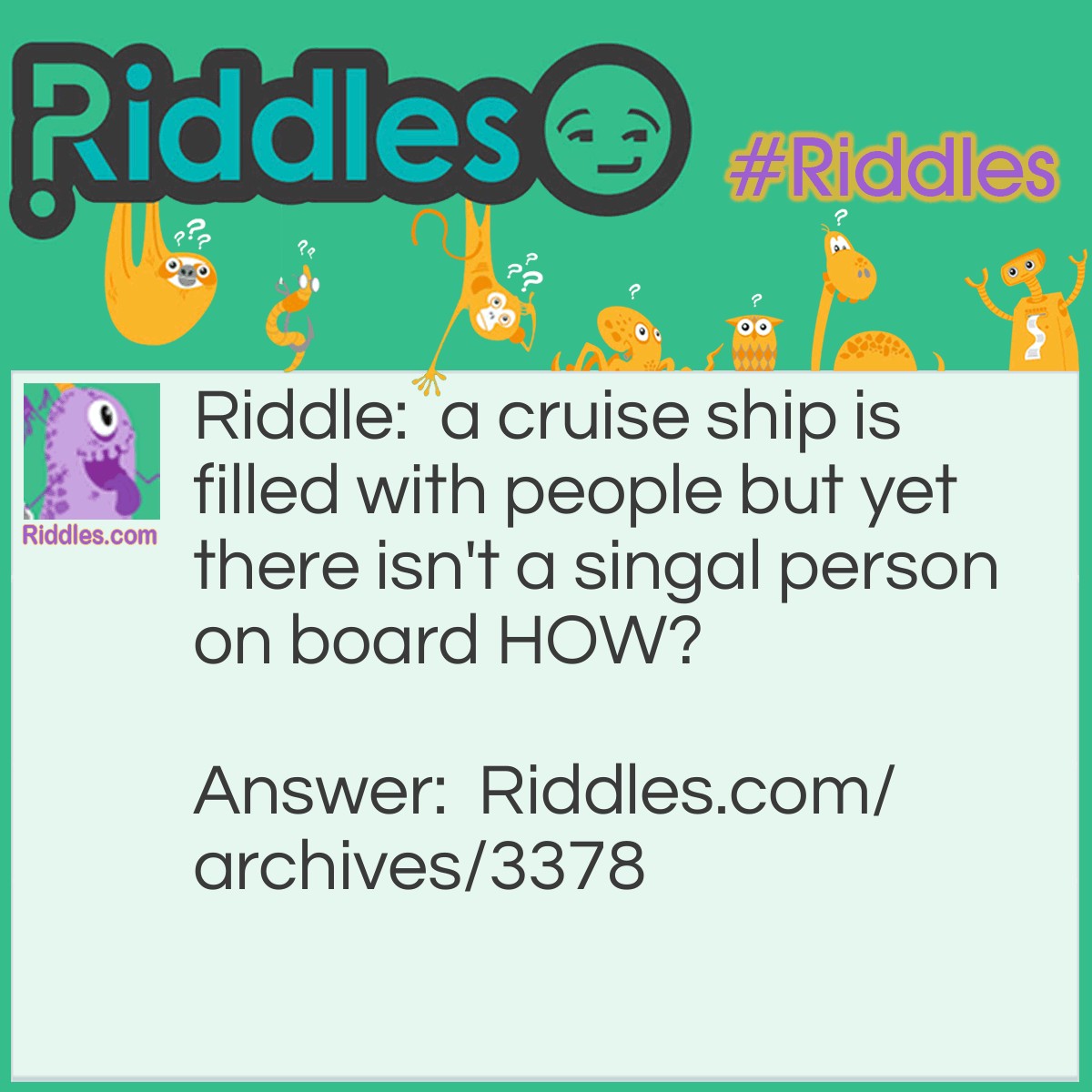 Cruise Ship - Riddles.com