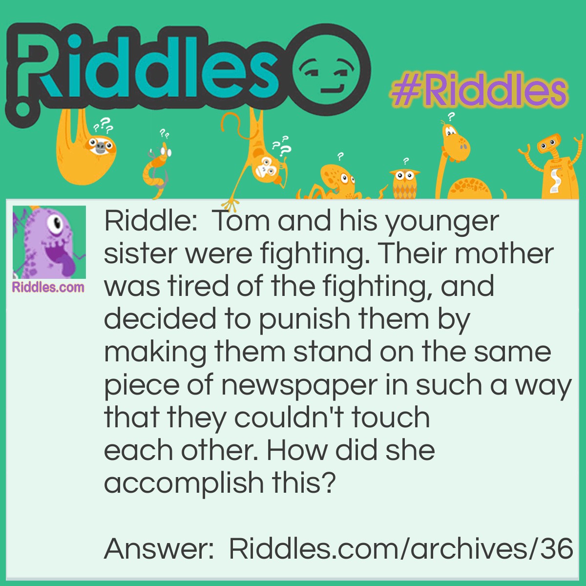 Newspaper Divider | Riddles.com