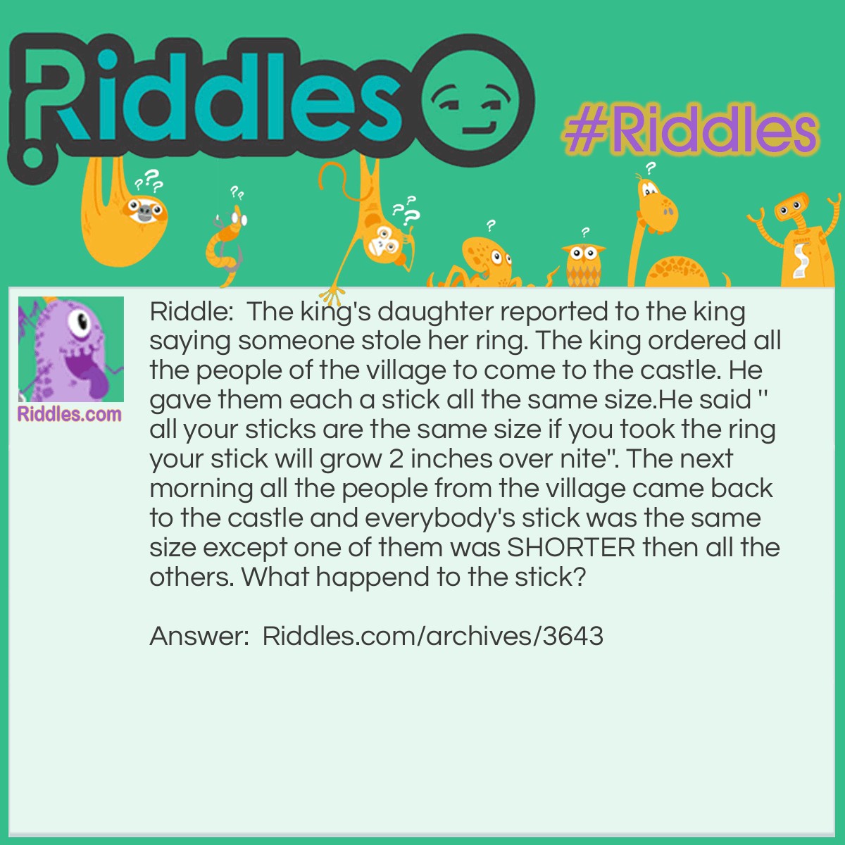 The Magic Sticks | Riddles.com