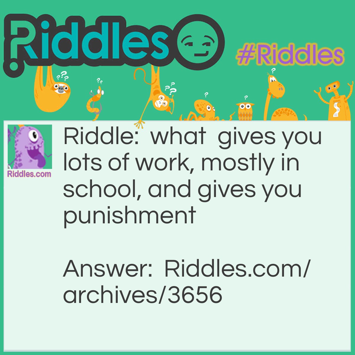 School | Riddles.com