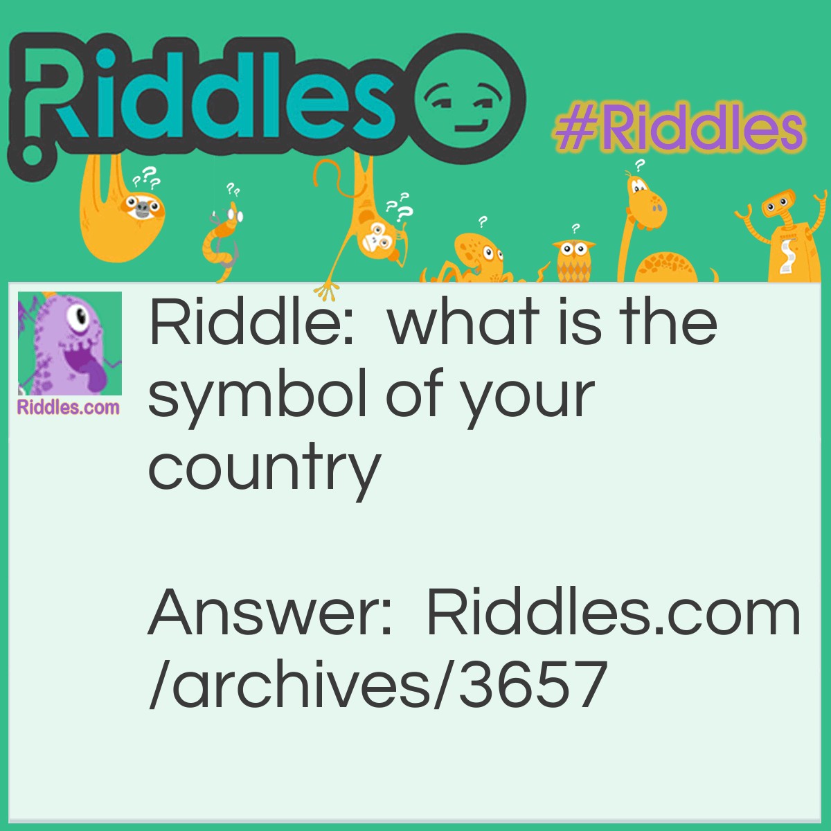 Symbol Of Country - Riddles.com