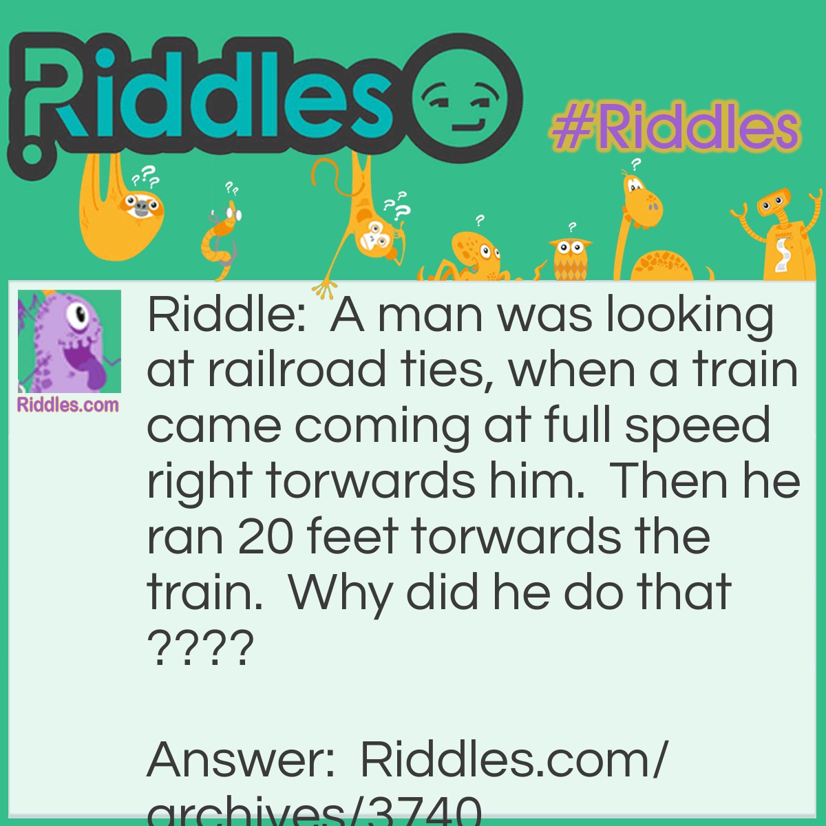 The Man And The Train | Riddles.com