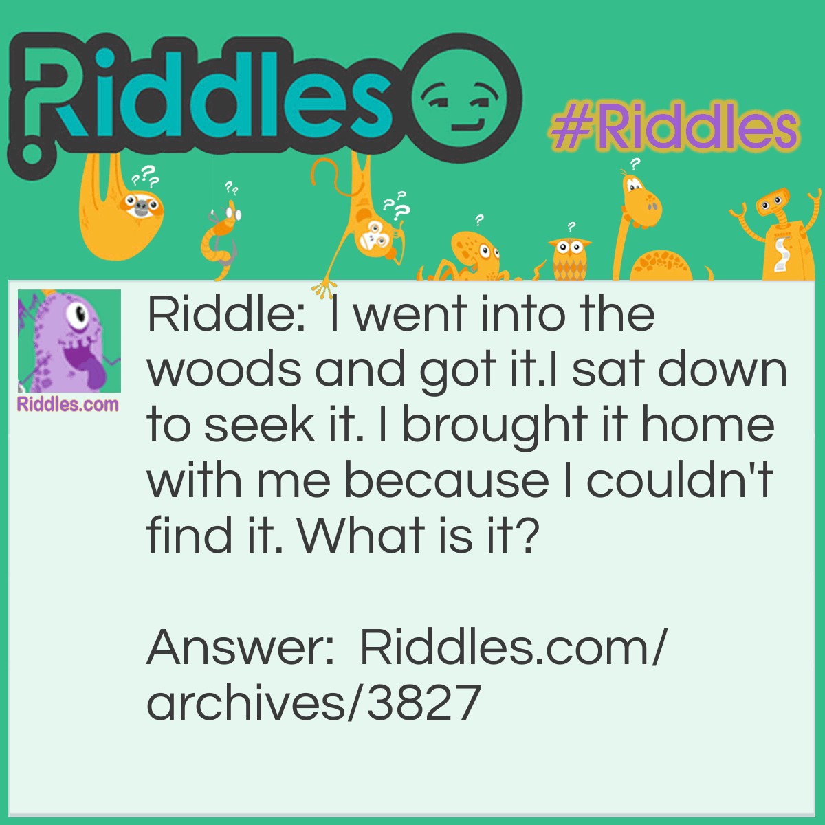 In The Woods - Riddles.com