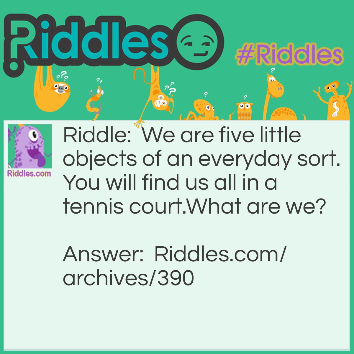 Five Objects - Riddles.com