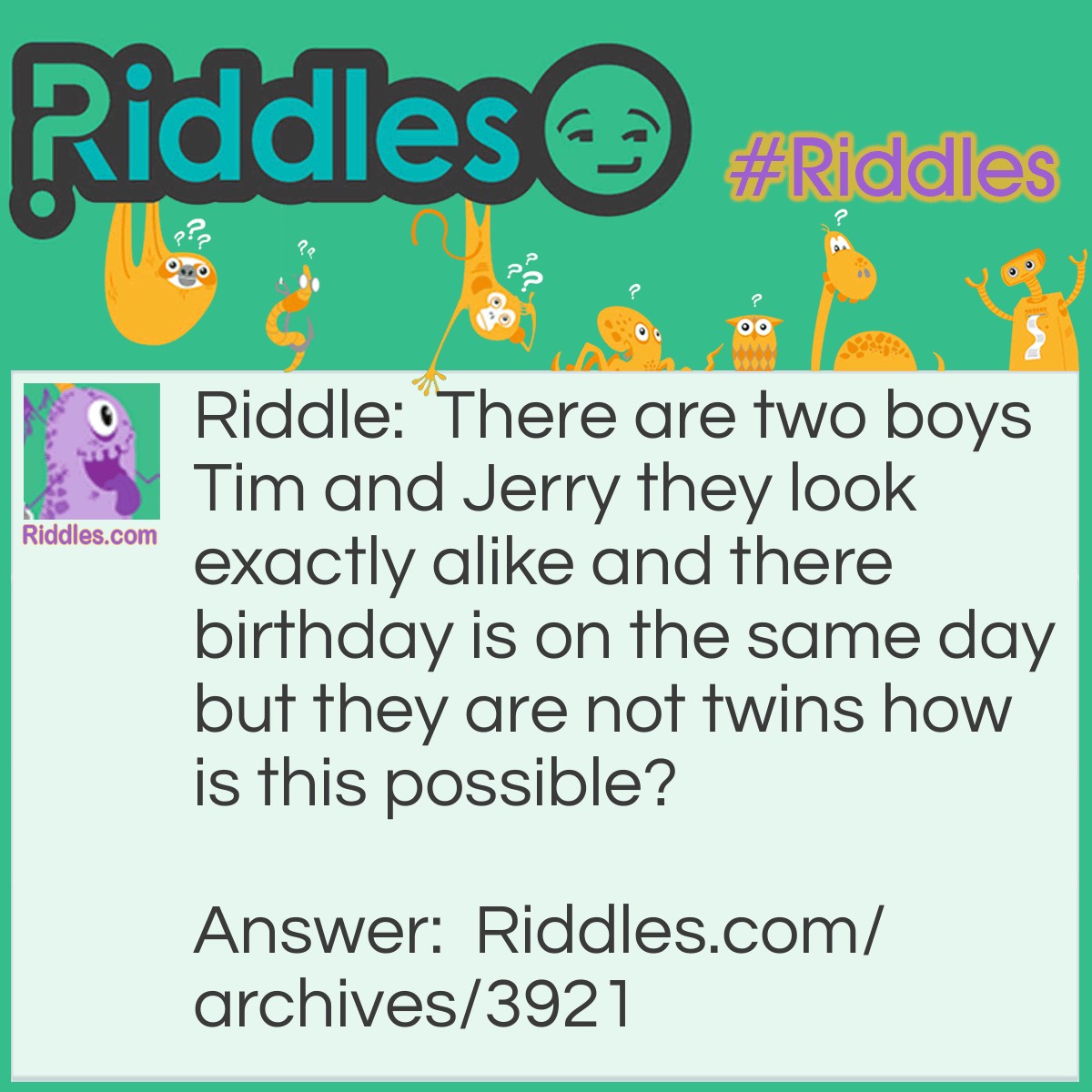 Tim And Jerry - Riddles.com