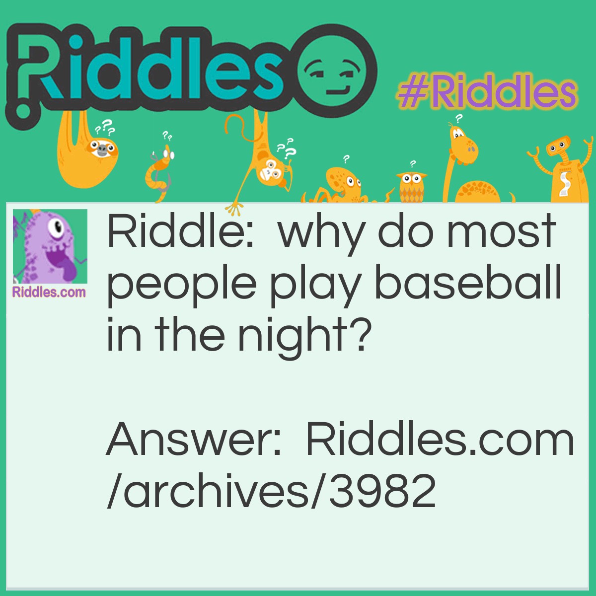 Baseball - Riddles.com