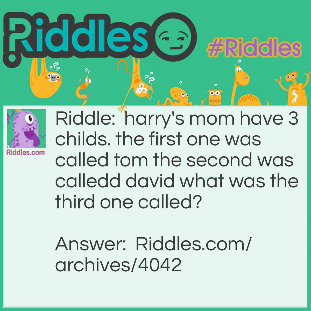 What Is The Name? - Riddles.com