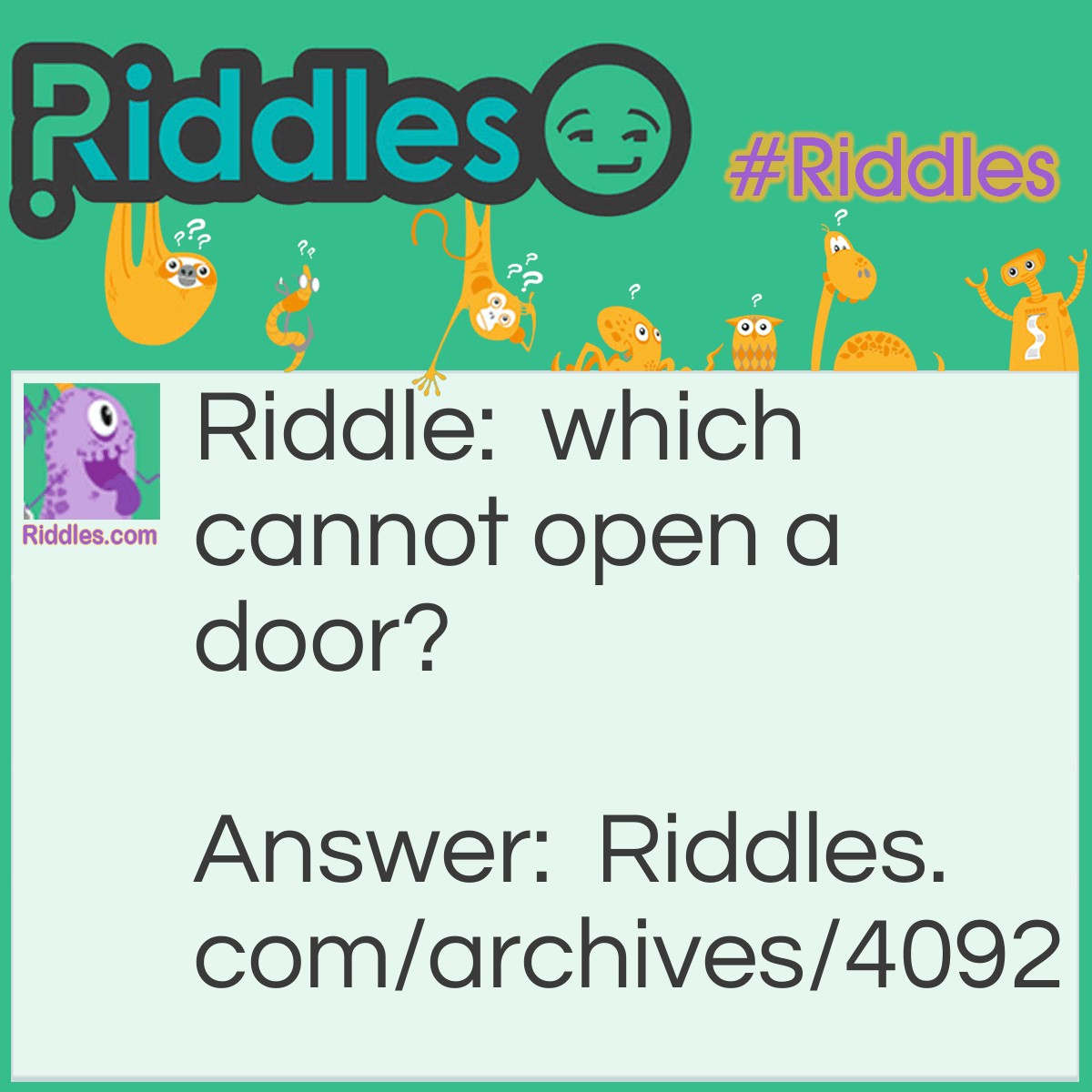 Open A Door - Riddles.com