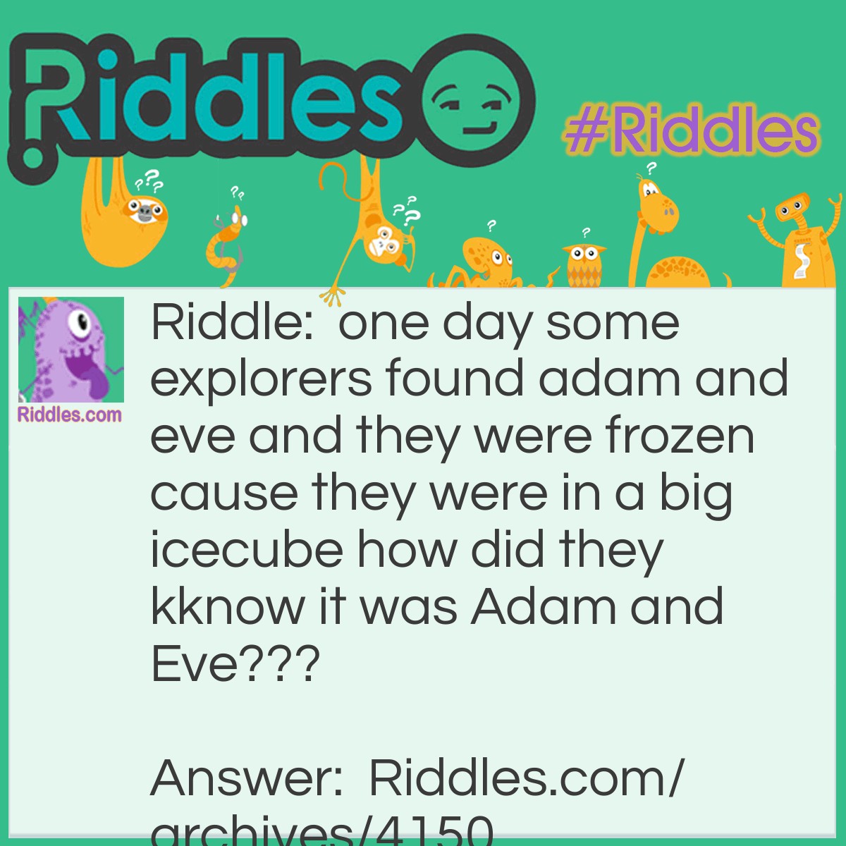 Adam And Eve - Riddles.com