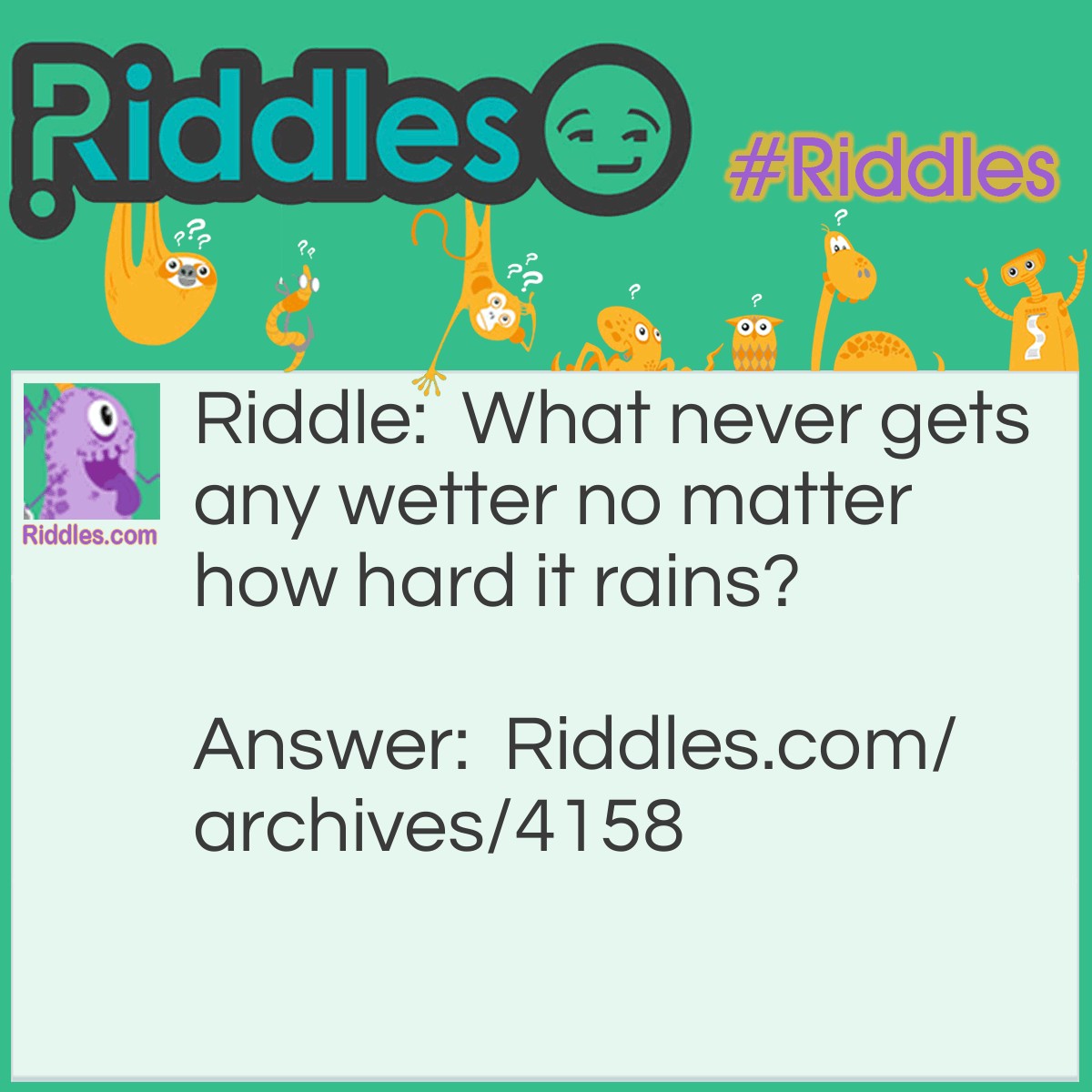 Rainy Days - Riddles.com