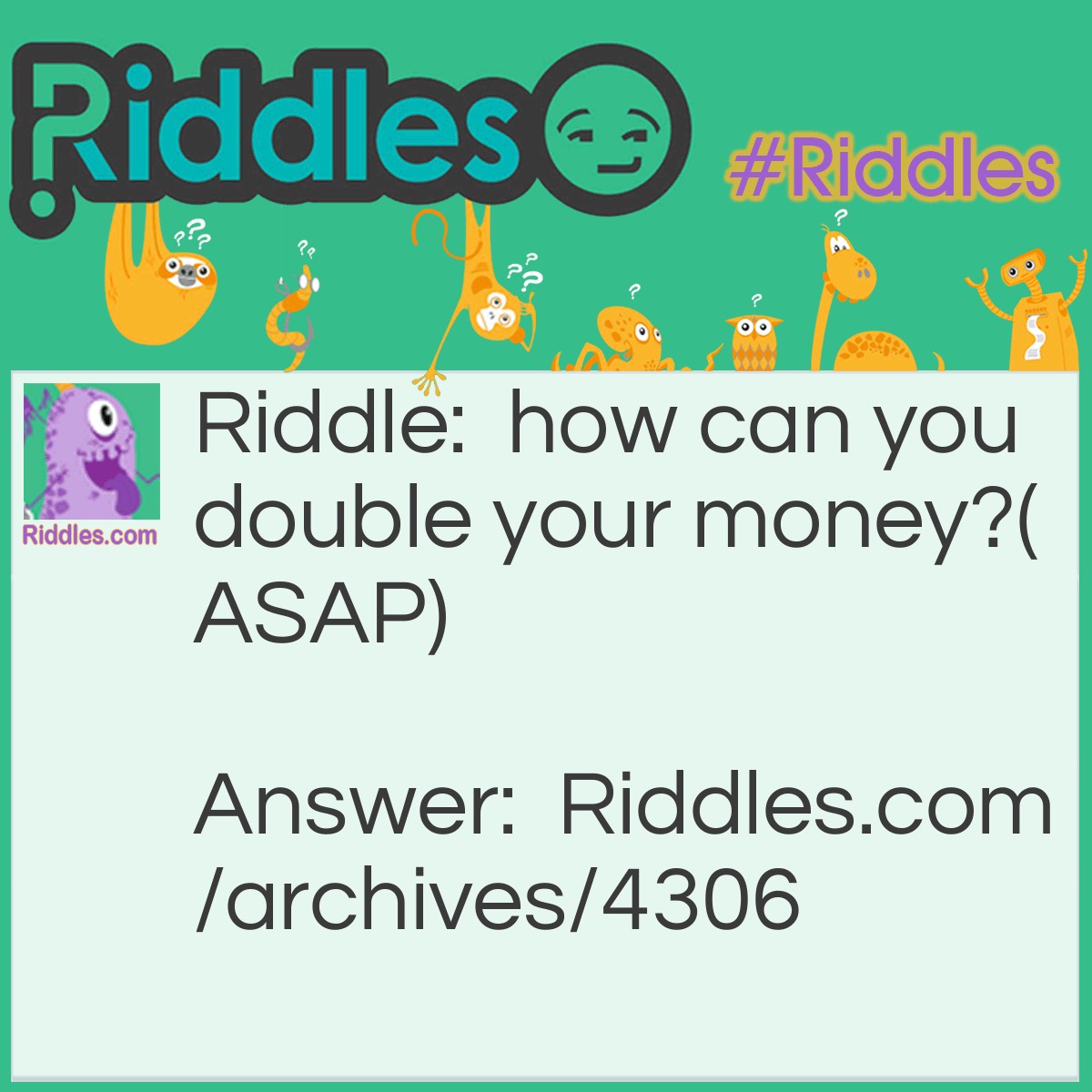 Doubling Your Money | Riddles.com