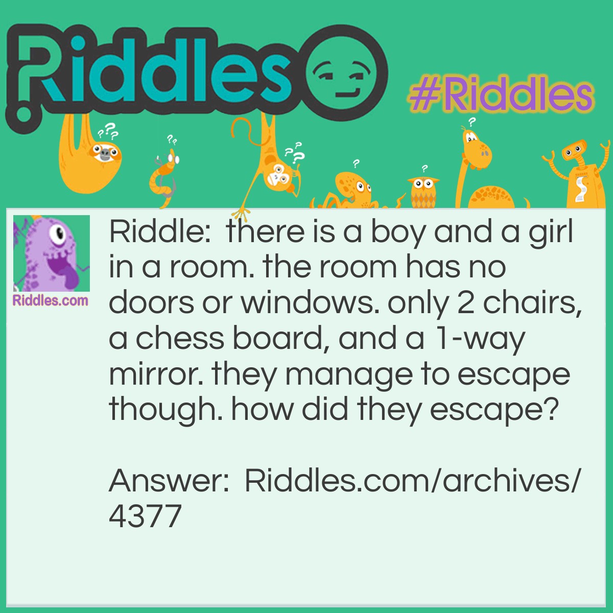 Lucky Escape - Riddles.com