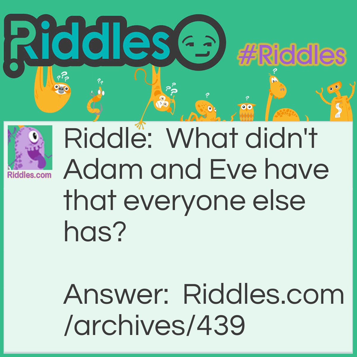 Adam And Eve - Riddles.com