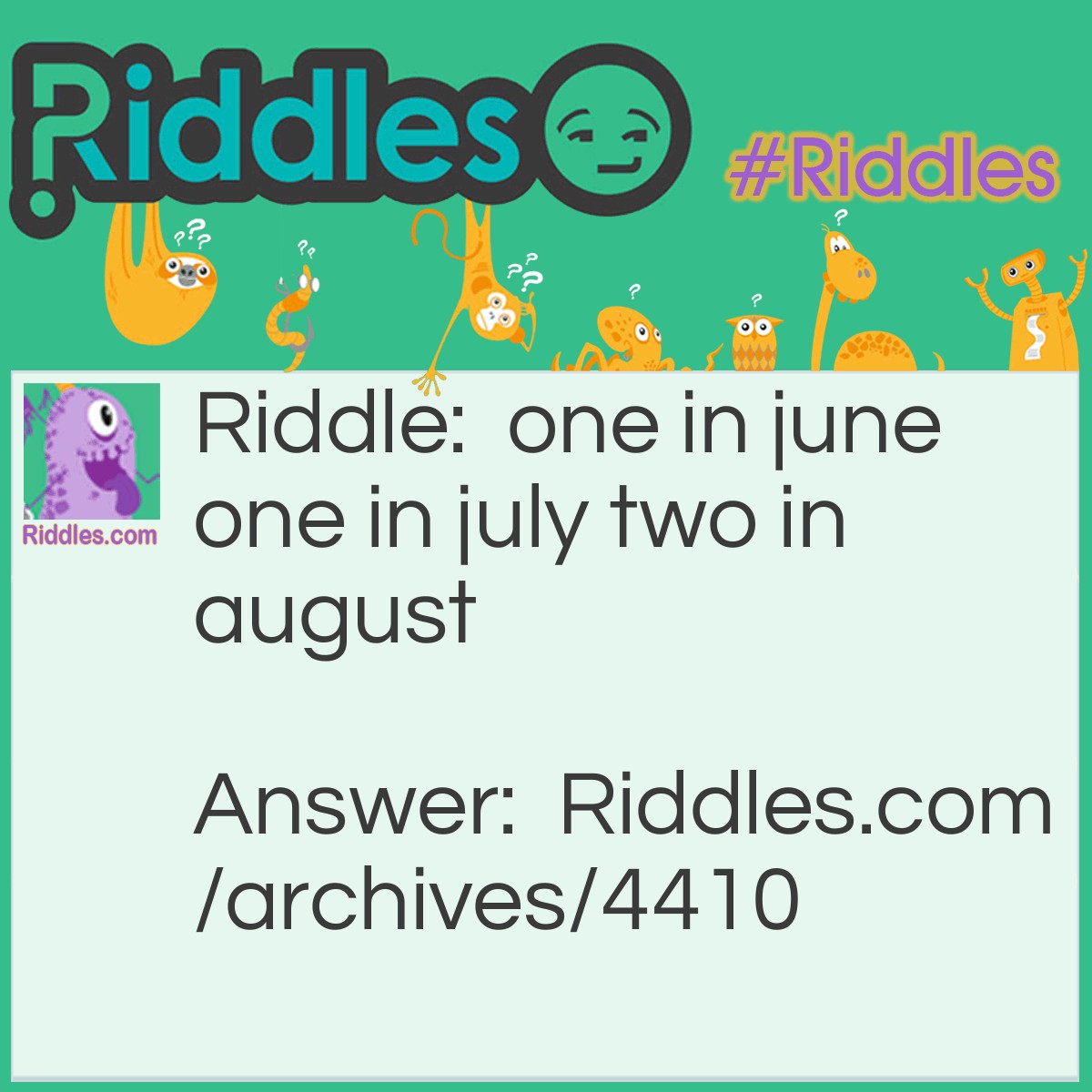 MONTHS - Riddles.com