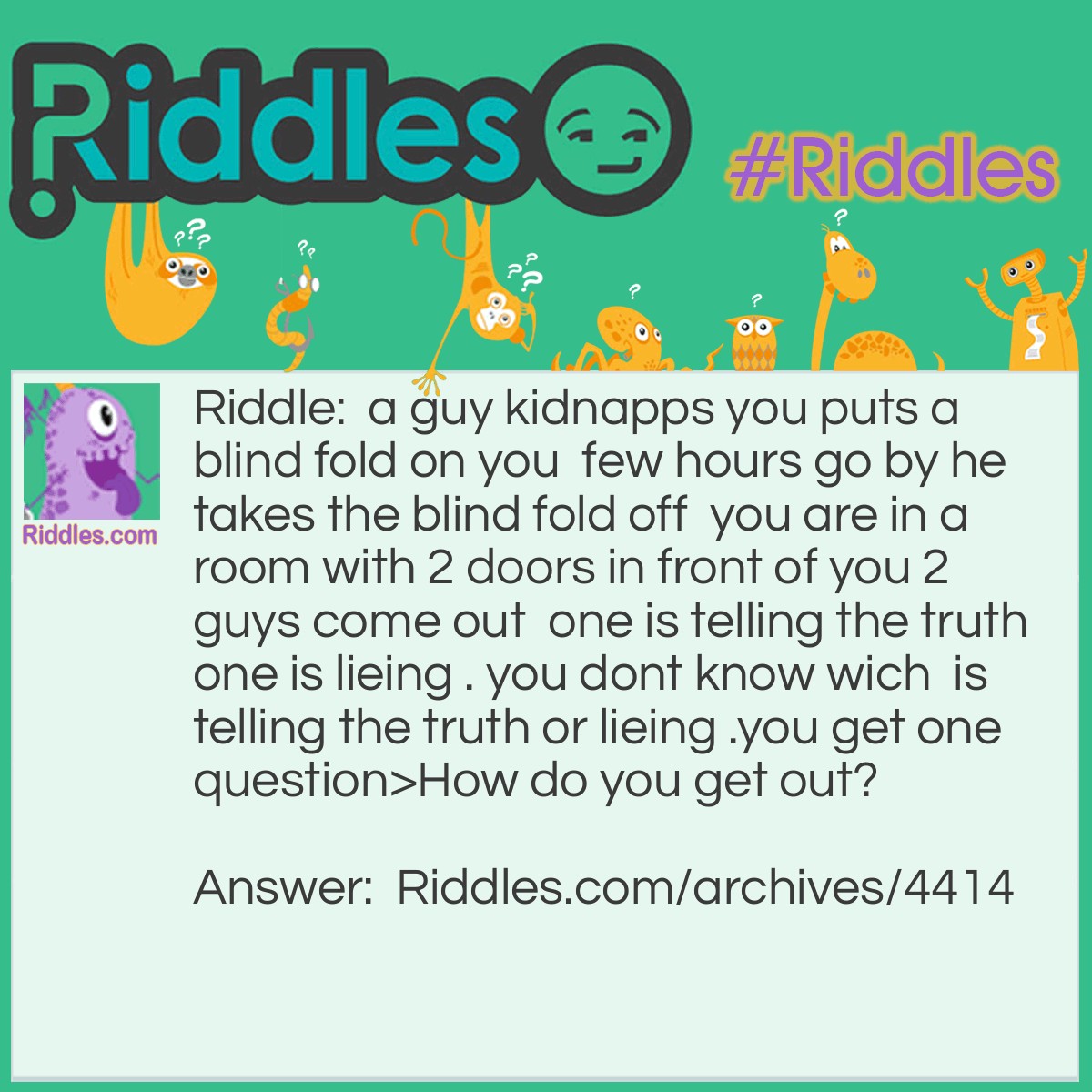 One Question Only! You Wont Get This One! - Riddles.com