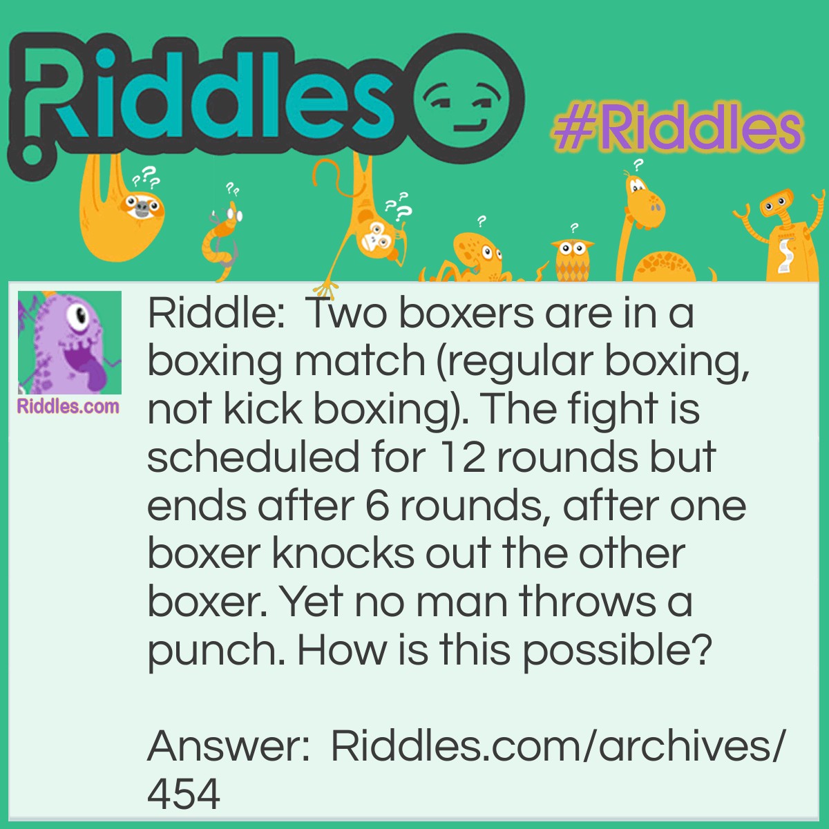 Boxing Match | Riddles.com