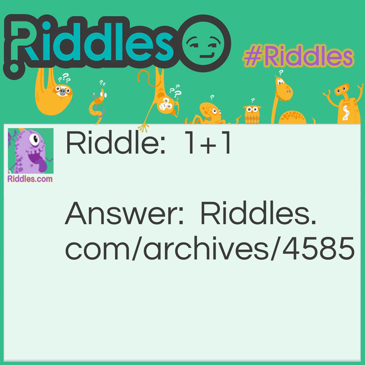 Addition - Riddles.com
