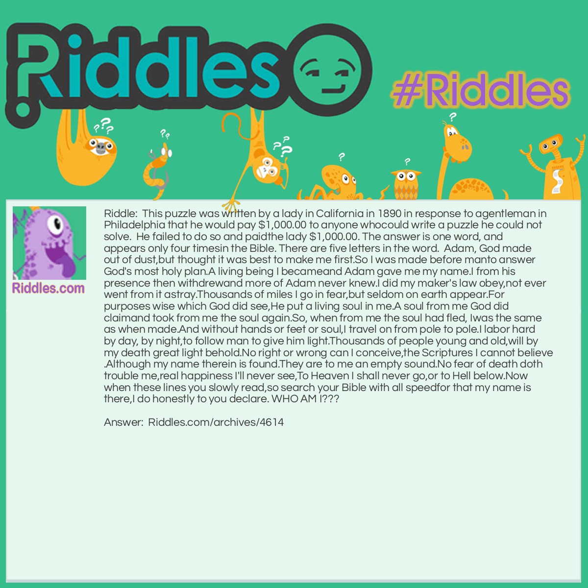 Who Am I? - Riddles.com