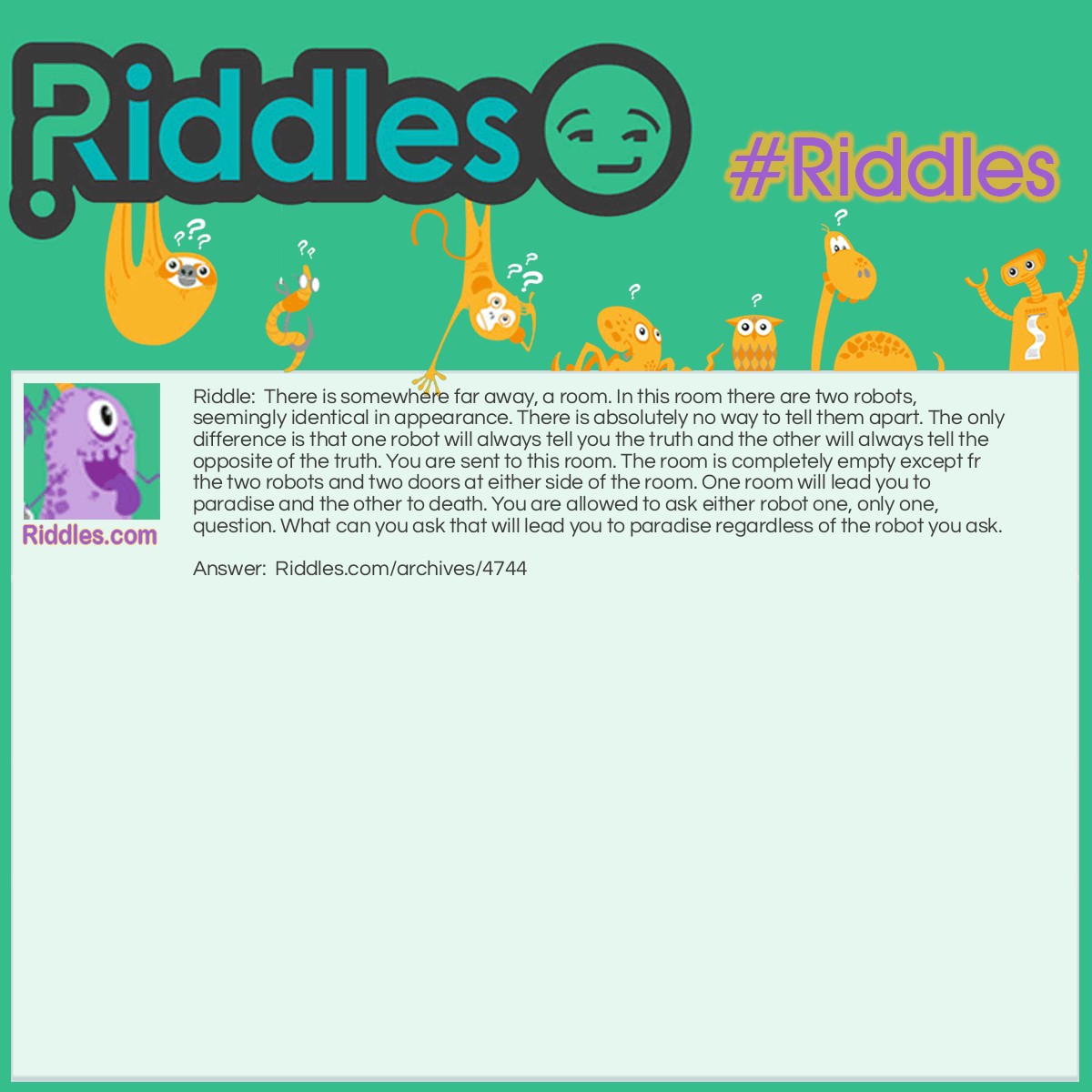 Two Robots | Riddles.com