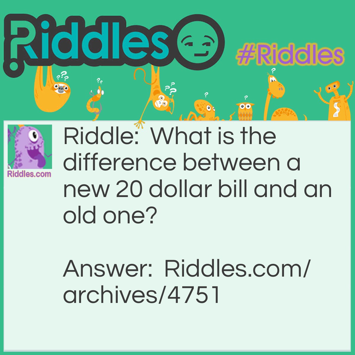 20 Dollar Bill - Riddles.com