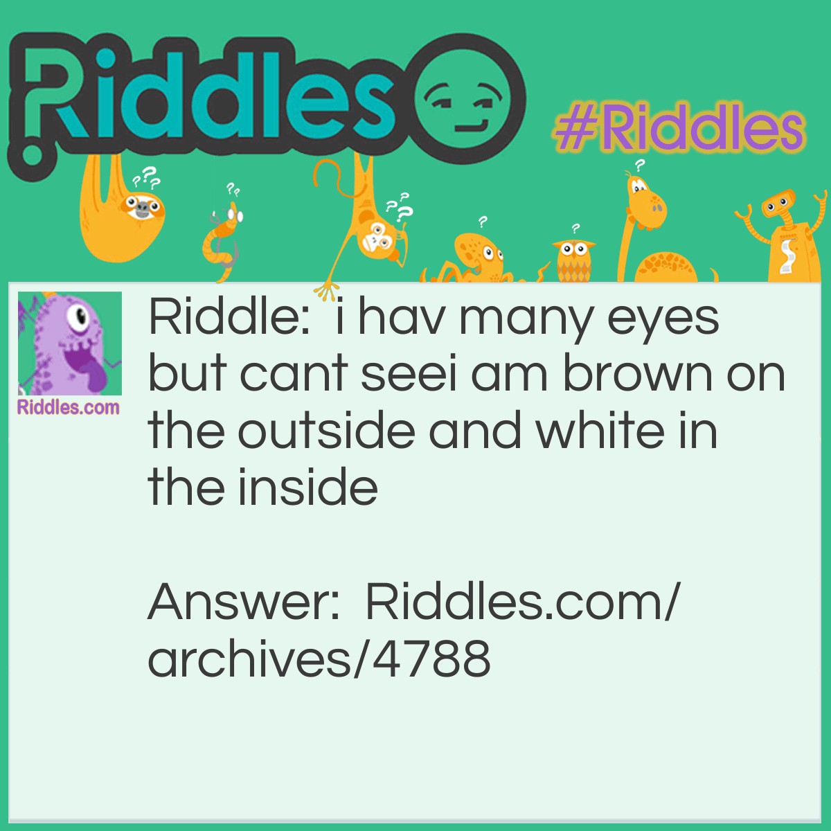 Type Of Fruit/ Vegetables - Riddles.com