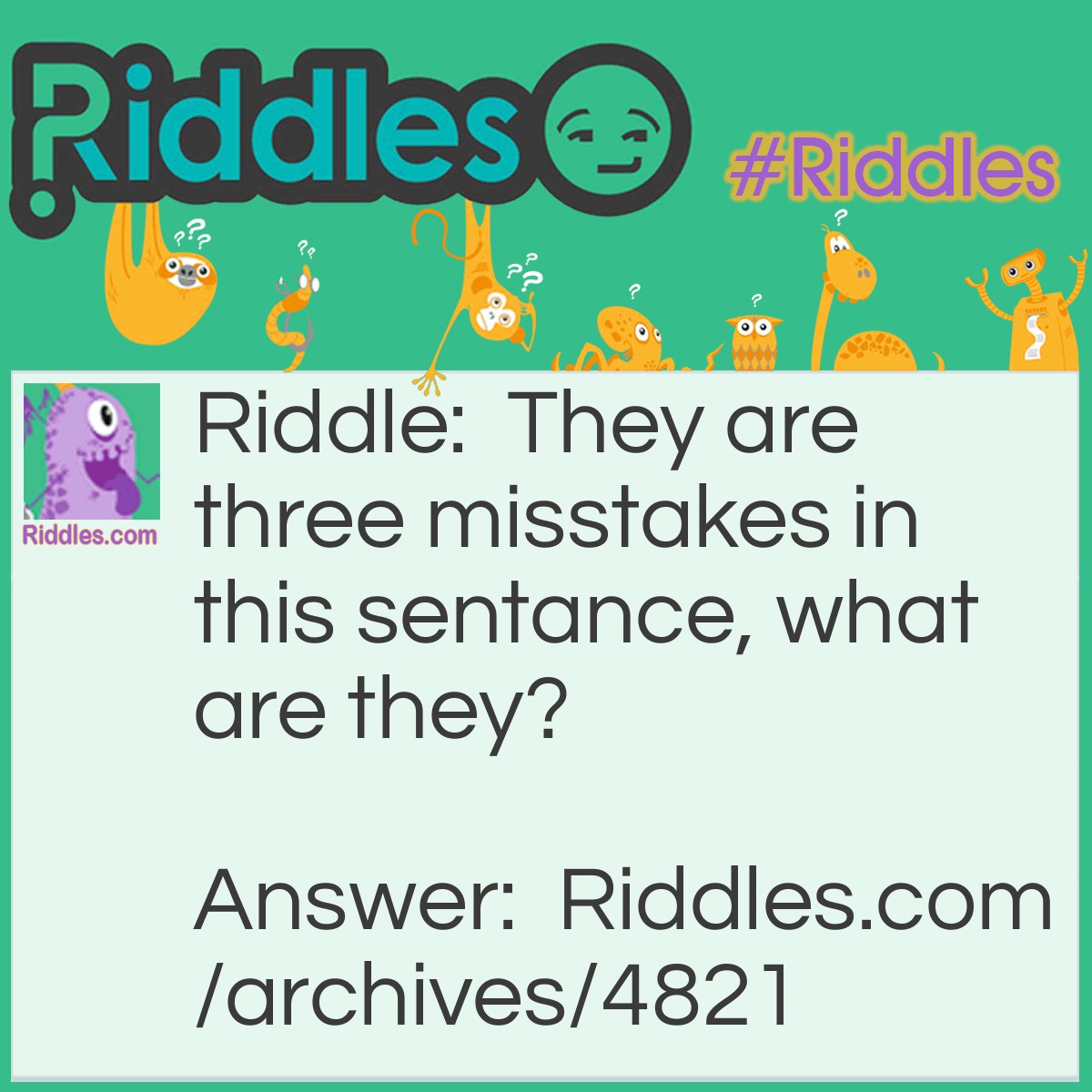 3 Mistakes - Riddles.com
