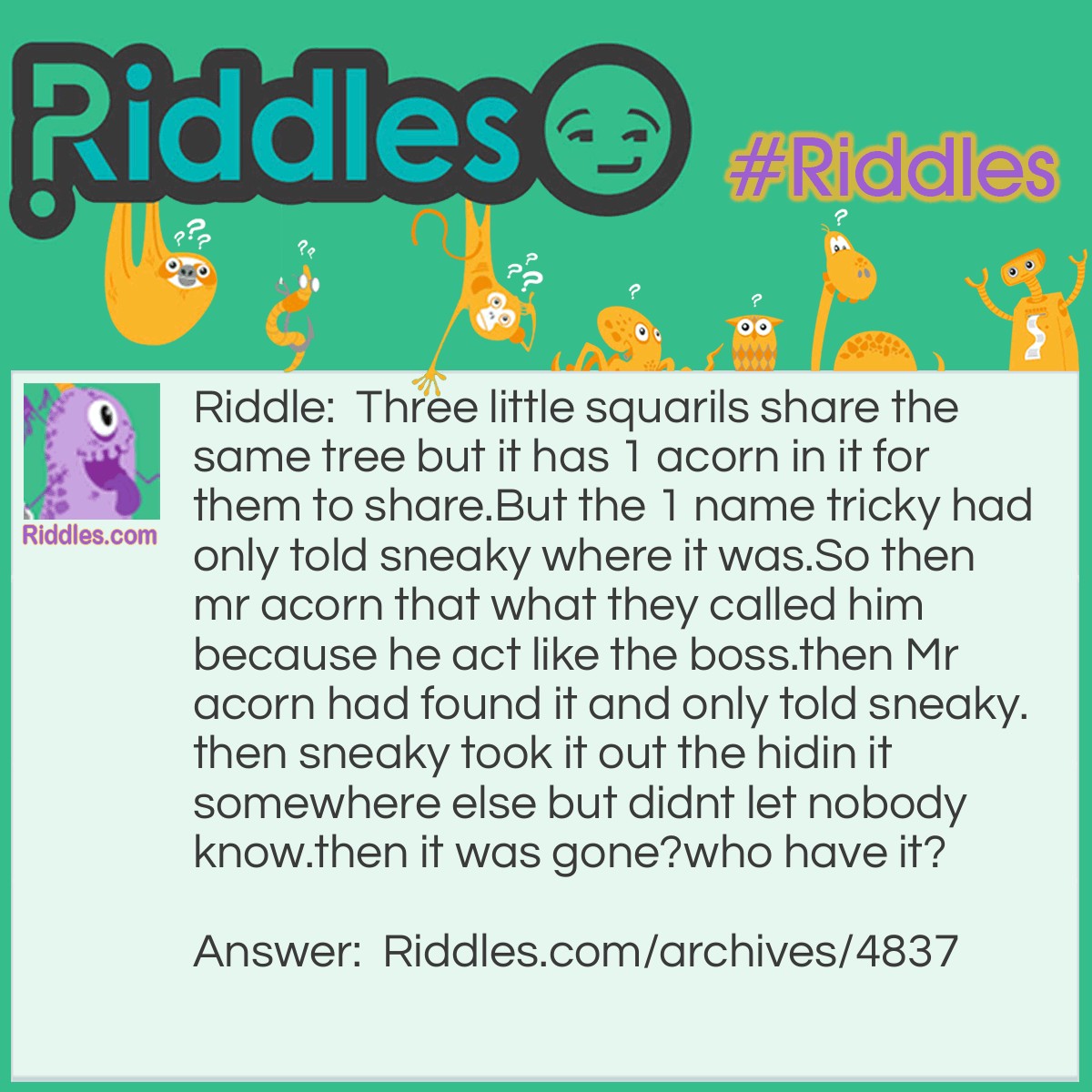 The Tree House - Riddles.com