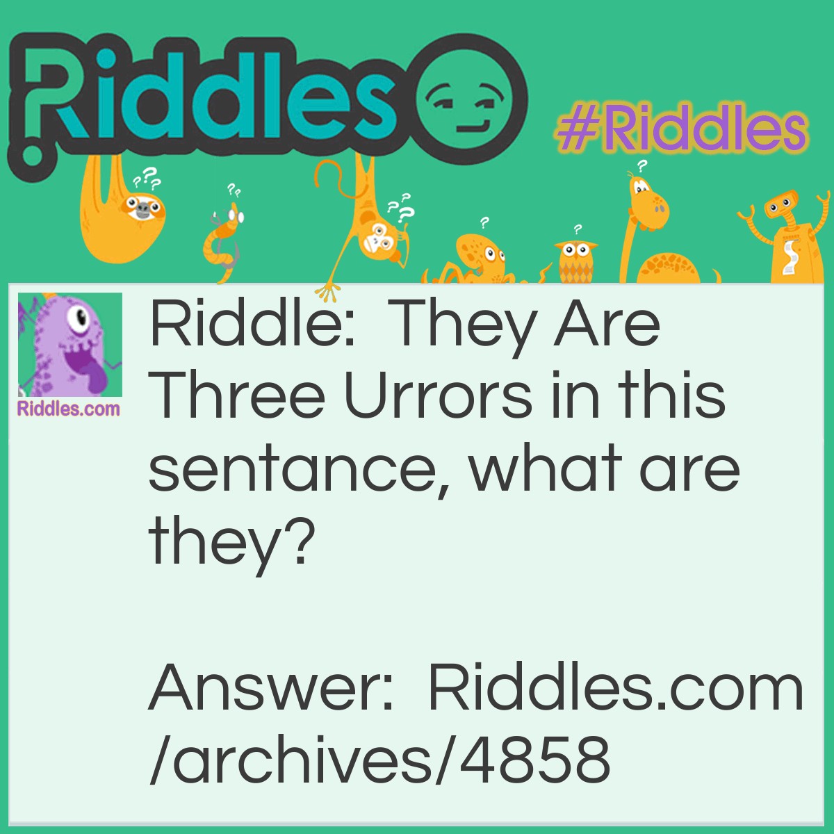 Three Errors - Riddles.com