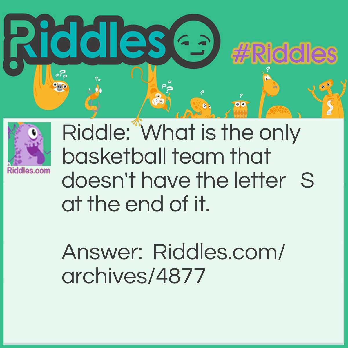 BasketBall Teams - Riddles.com