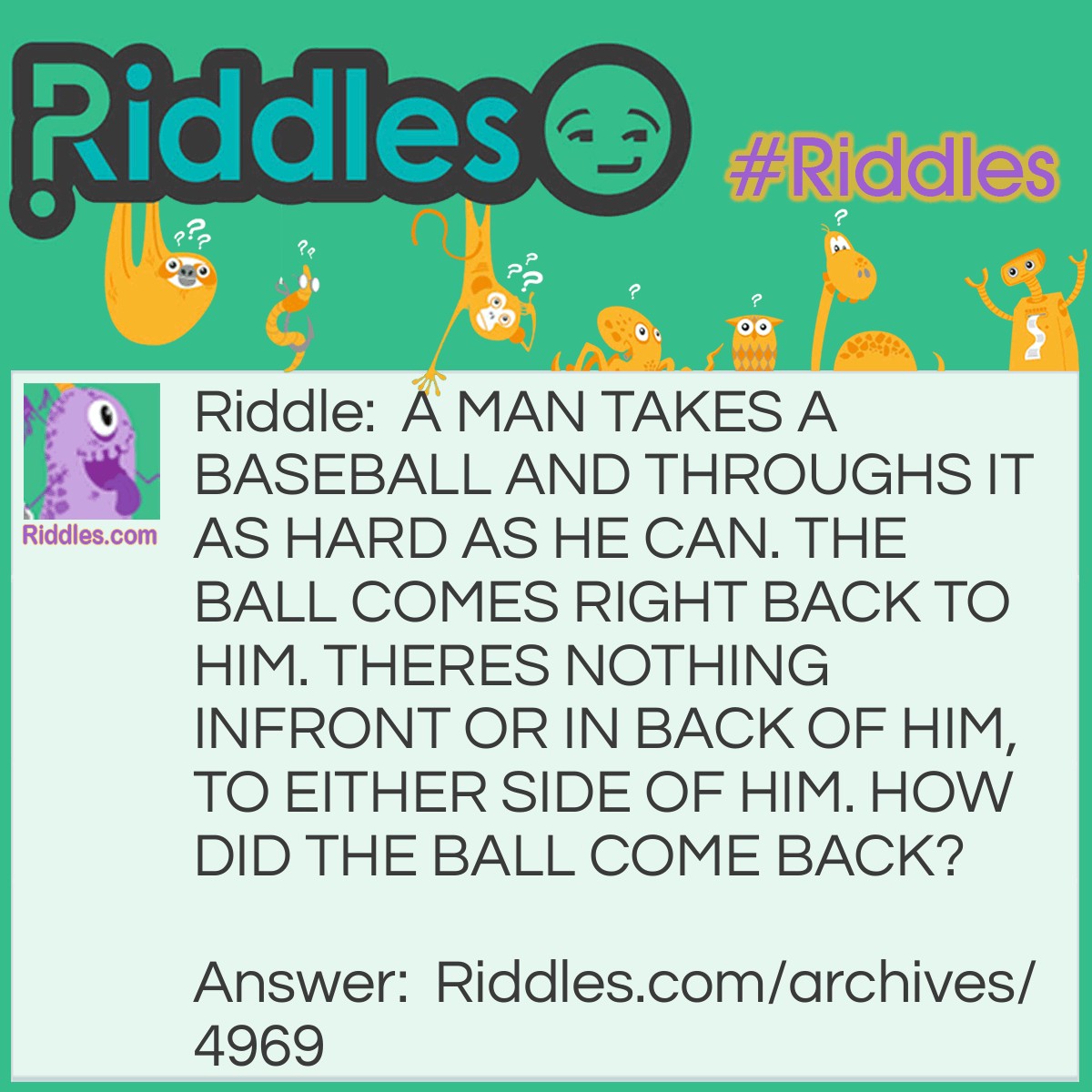 THROUGHING A BALL | Riddles.com