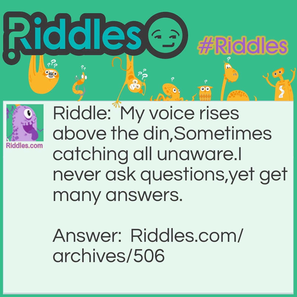 Answer Me | Riddles.com