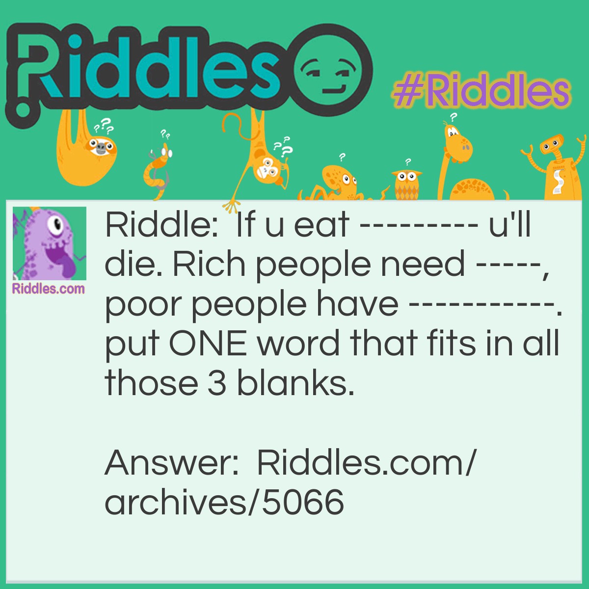 One Word! - Riddles.com