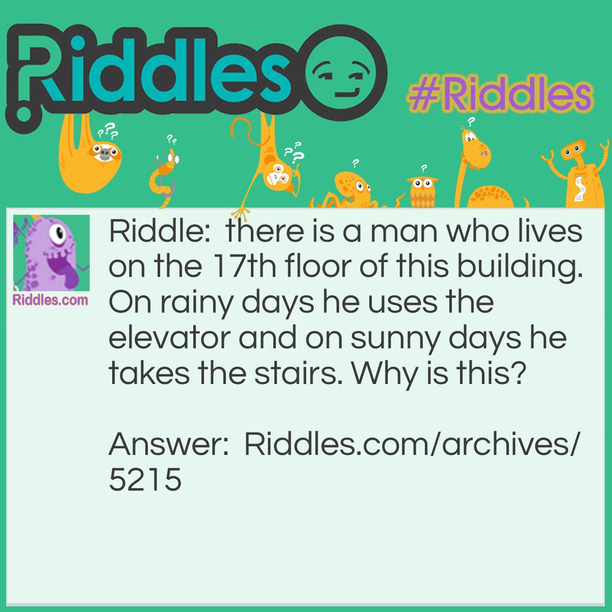 Man And An Elevator | Riddles.com