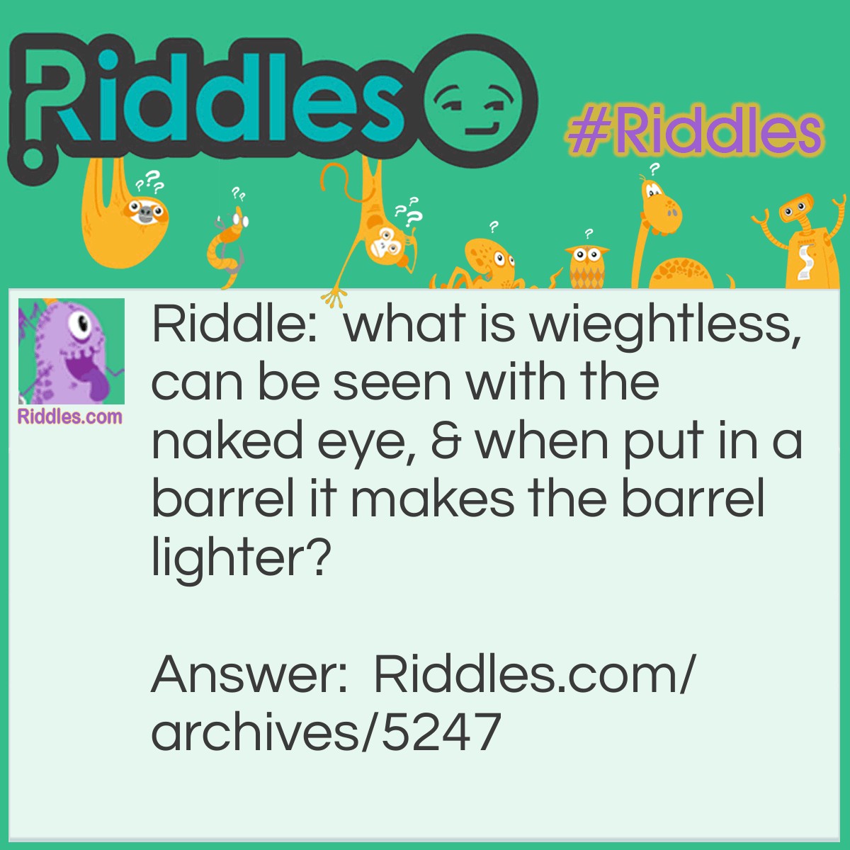 Can't Be Air!!! - Riddles.com
