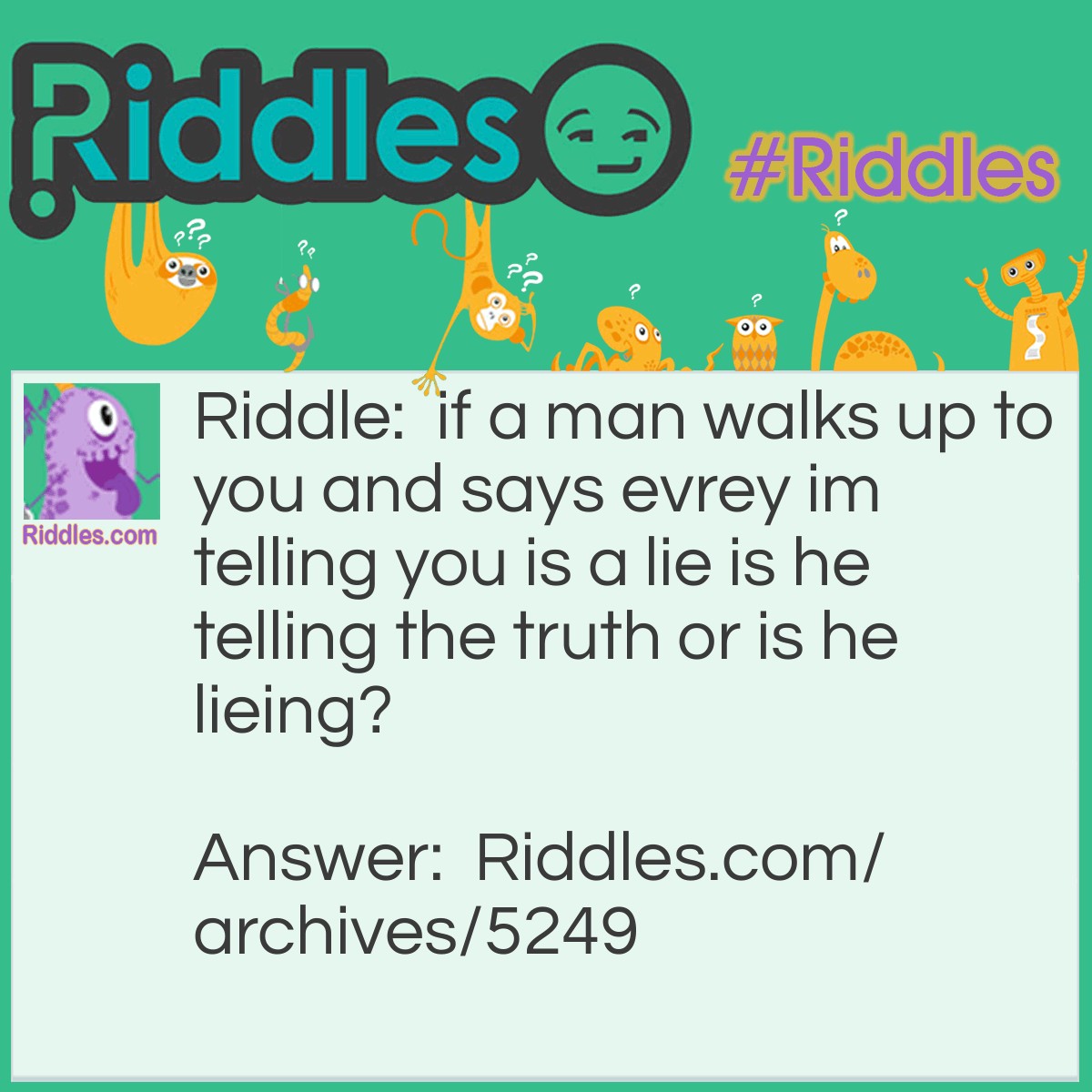 Lies | Riddles.com