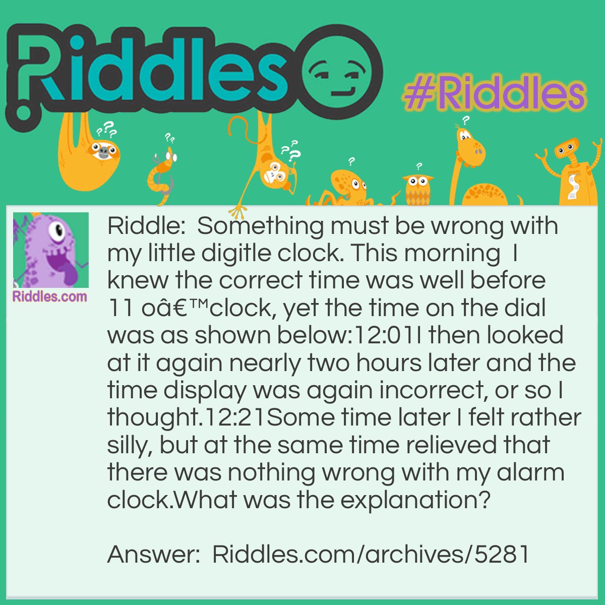 Time - Riddles.com