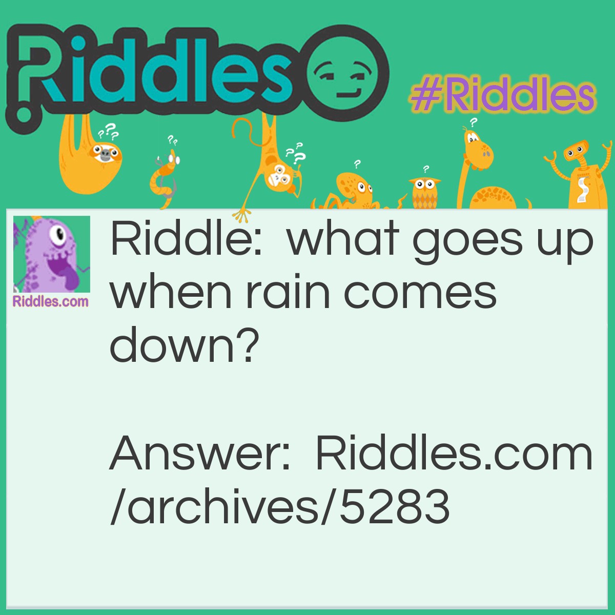 Rainy Season - Riddles.com