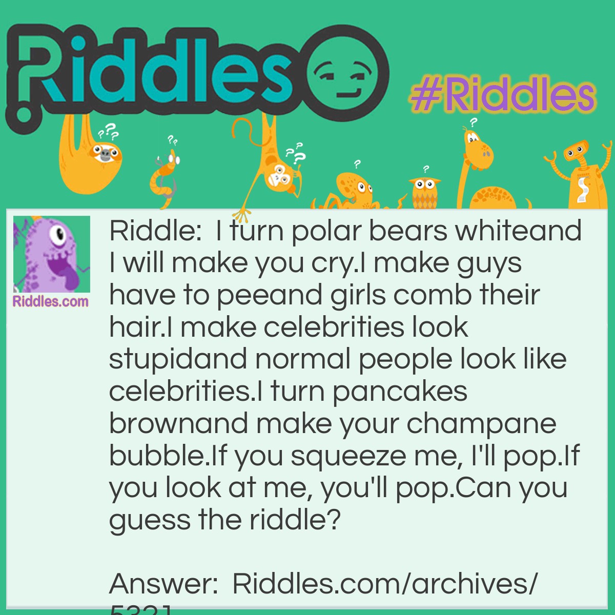 The White Polar Bear Riddle! | Riddles.com