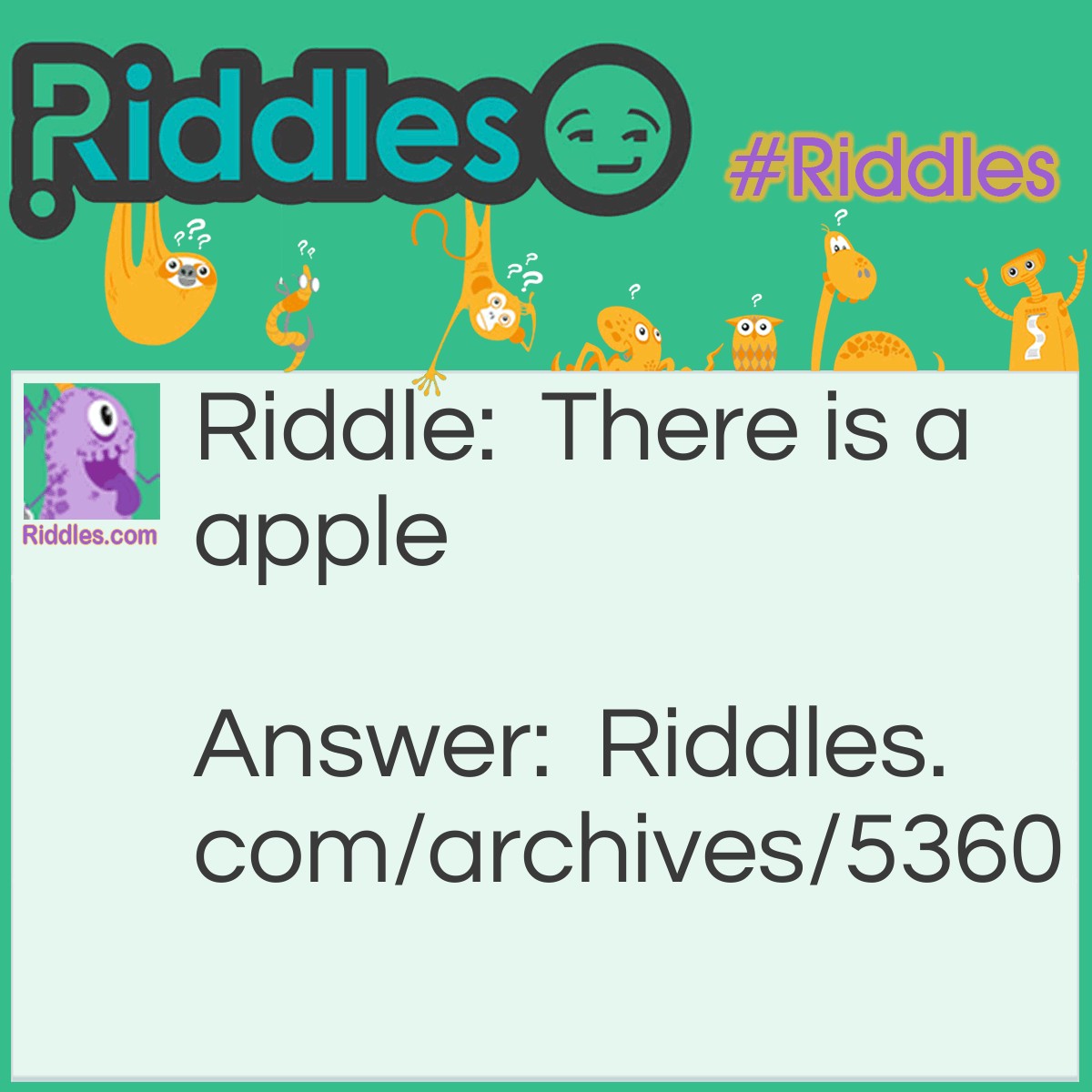 An Apple - Riddles.com