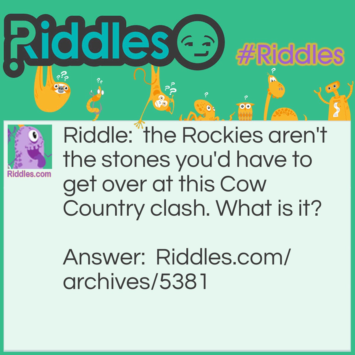 Cow Country - Riddles.com