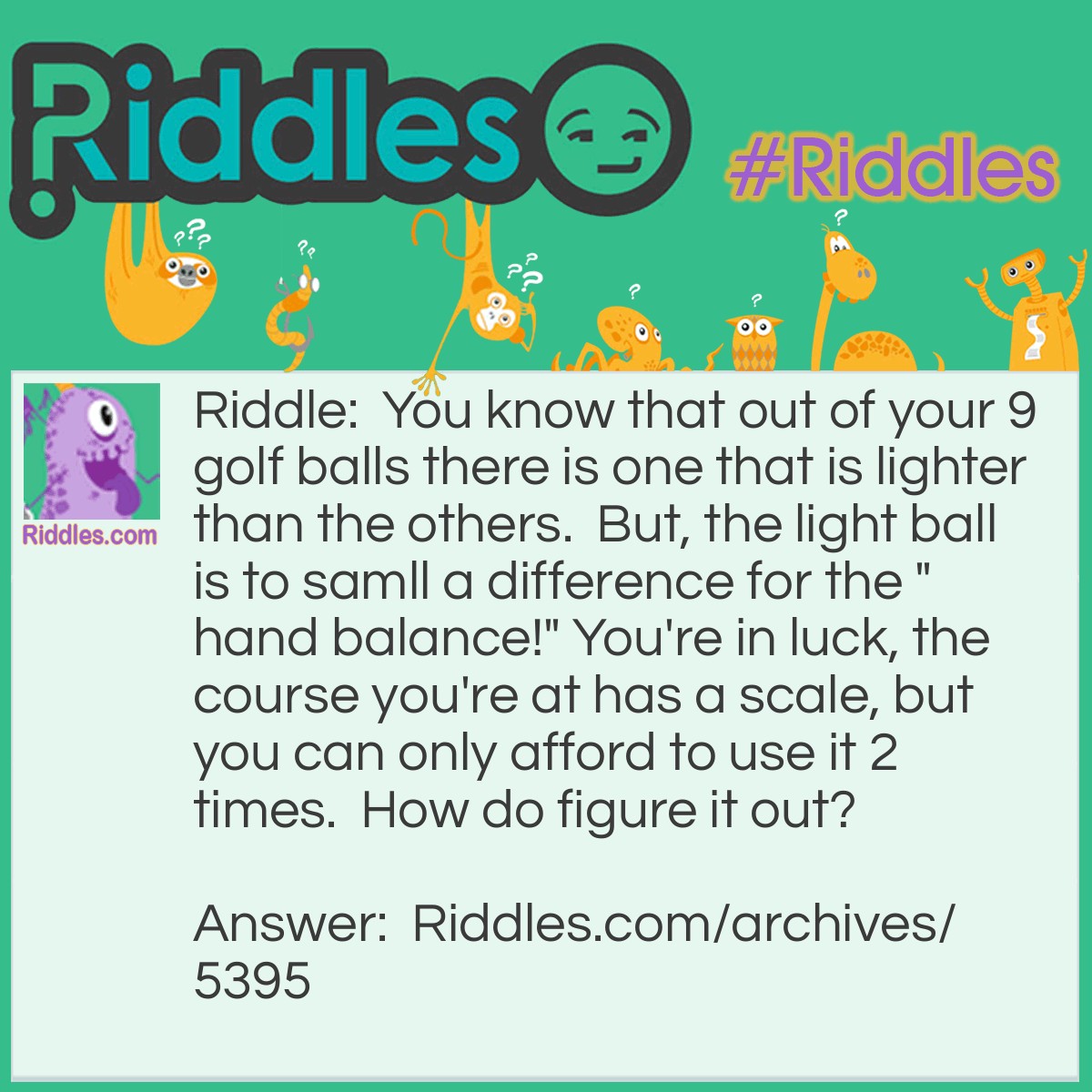 Golfing - Riddles.com