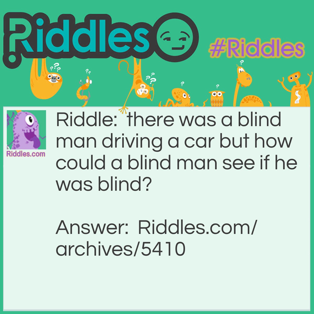 Blind Man - Riddles.com