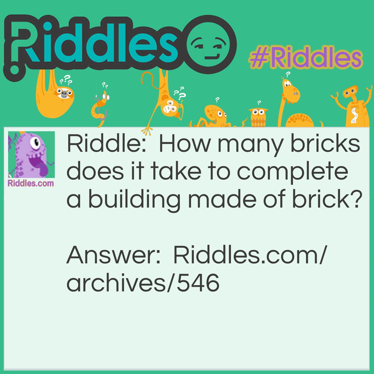 How Many Bricks? - Riddles.com