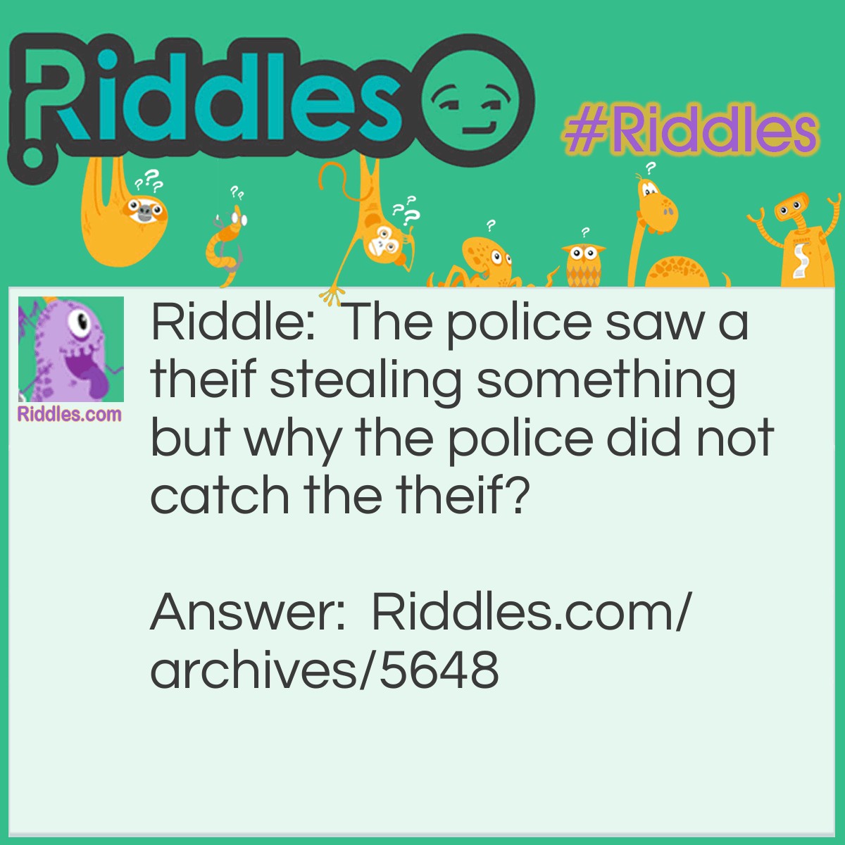 Police And Theif - Riddles.com