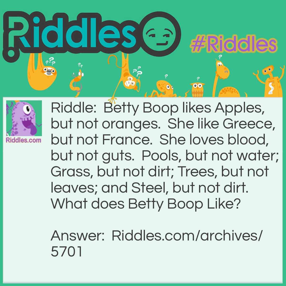 What Does Betty Boop Like? | Riddles.com
