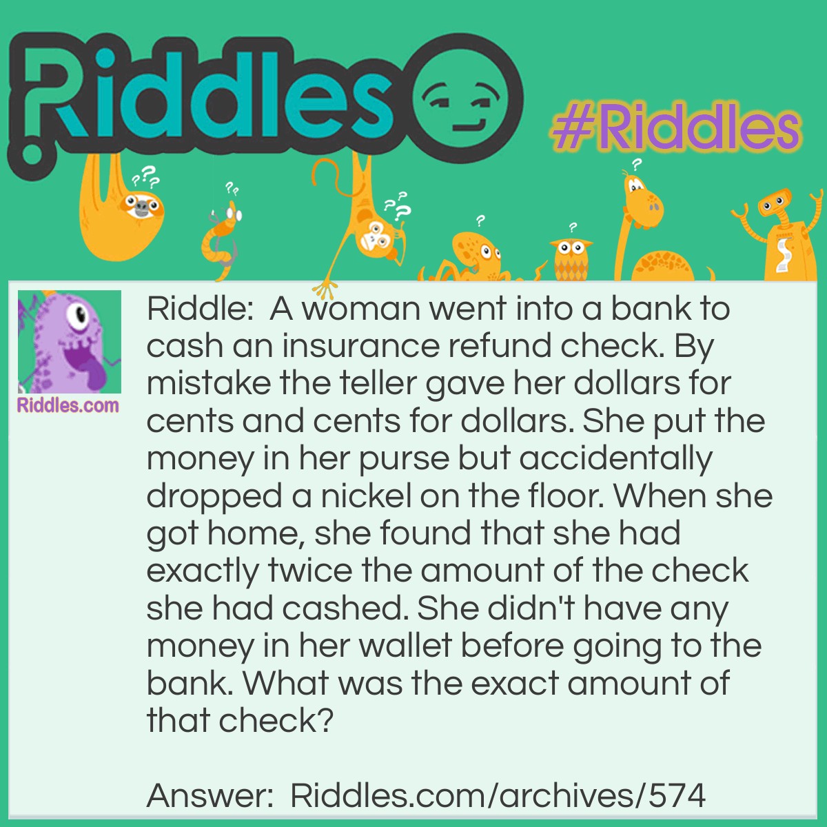 The Check - Riddles.com