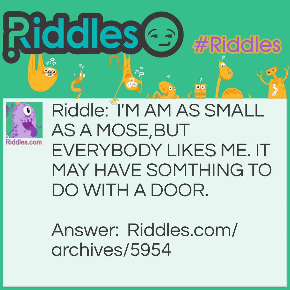 SMALL AND BIG | Riddles.com