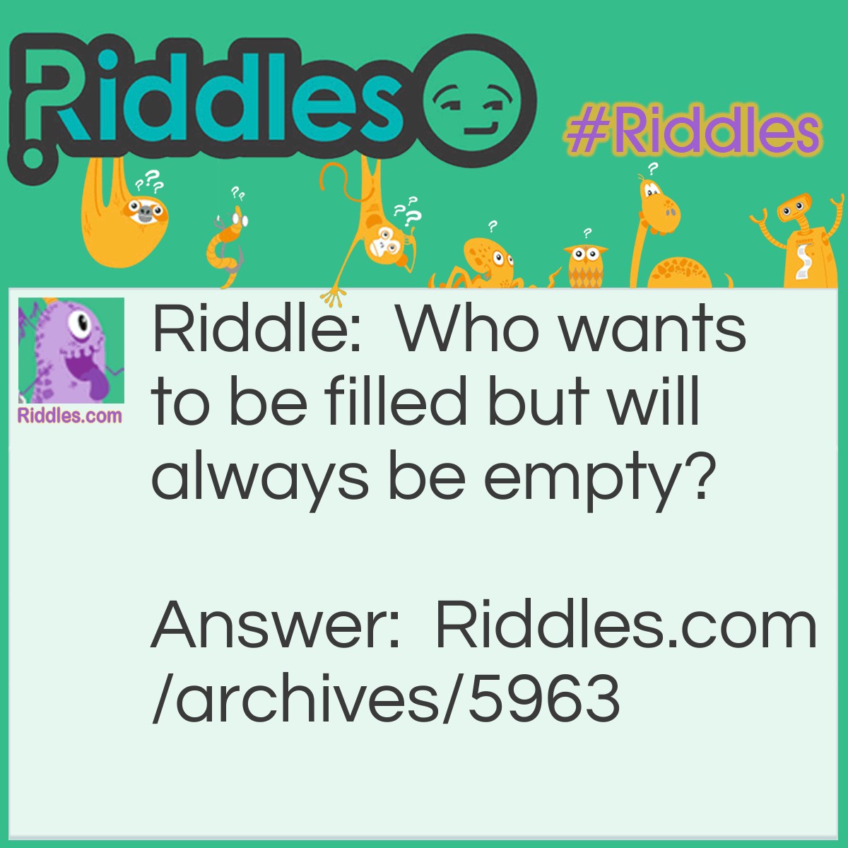 Filled Or Empty - Riddles.com